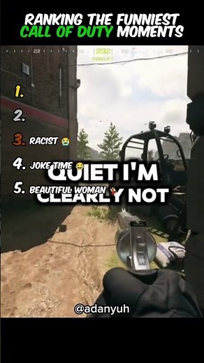 Ranking the Funniest Call of Duty (COD) Moments 😂🔥 #shorts #funny #callofduty