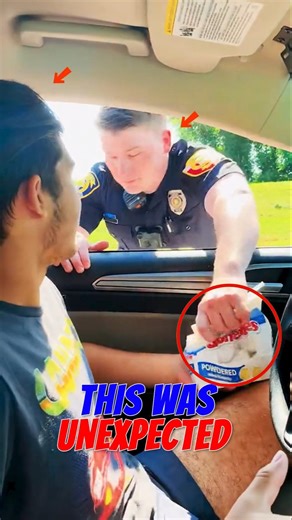 Cop Snatches His Donuts and Runs 😭🍩