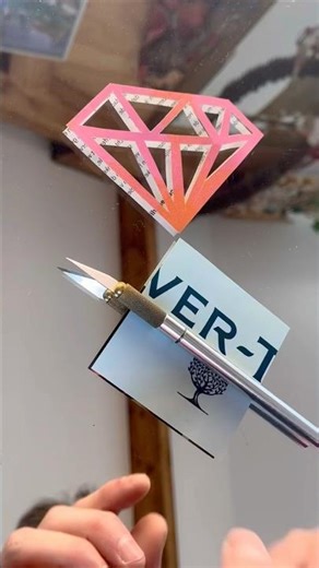 Diamond from paper hack 💎✨