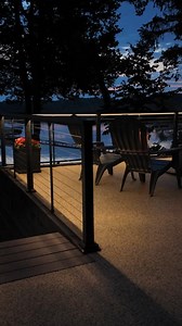 2K views | Installing the coolest railing ever—black-on-black cable with LED underlit drink rail from Keylink! | Rogue Engineer | Facebook