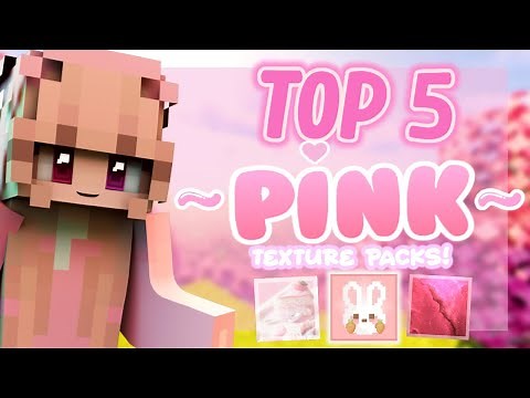 Top 5 BEST PINK Texture Packs for 1.8.9 (Minecraft)