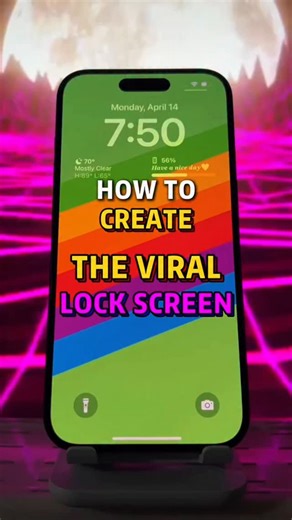 2.5K views · 80 reactions | " HOW TO CREATE THE VIRAL LOCK SCREEN  Make your iPhone stand out from the rest!  Try this trick & thank me later  Follow @tech.us.out for more hidden iPhone hacks! ✨" #iPhoneTips #iPhoneTricks #iPhoneLockScreen #iOS26 #iPhone17 #AppleTips #TechHacks #SmartphoneTips #iPhoneCustomization #ViralLockScreen | tech.us.out | Facebook