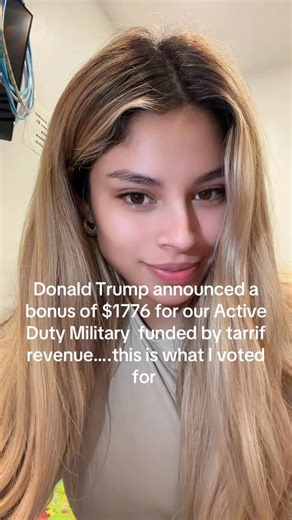 Araceli❤️ on Instagram: "The $1,776 stipend/bonus for active-duty military you’re asking about is part of a new initiative announced by President Trump, commonly being called a “warrior dividend.” Here’s what is known so far — and what’s not yet fully clear — about where the money will come from. #breakingnews #trump #republicans #democrats #latinos #conservatives #conservatives #republicans #donaldtrump #veterans"