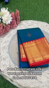 42 reactions | Preity’s Silks Pure Kanjeevaram silk STEP INTO OUR...