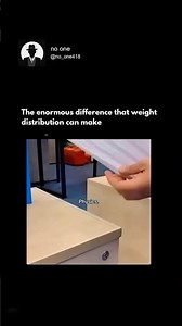 The enormous difference that weight distribution can make