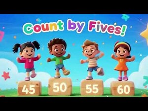 🎵✨Math Song For Kids: The 5 Times Table Song| Count By Fives| Let's Multiply by Five🔢🎶