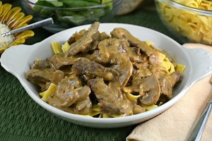 Creamy Beef and Mushroom Stroganoff
