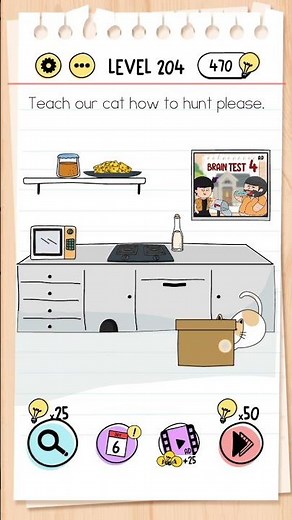 Brain 🧠 test game 🎮 level 204 solved #puzzle #gameplay #viral #shorts