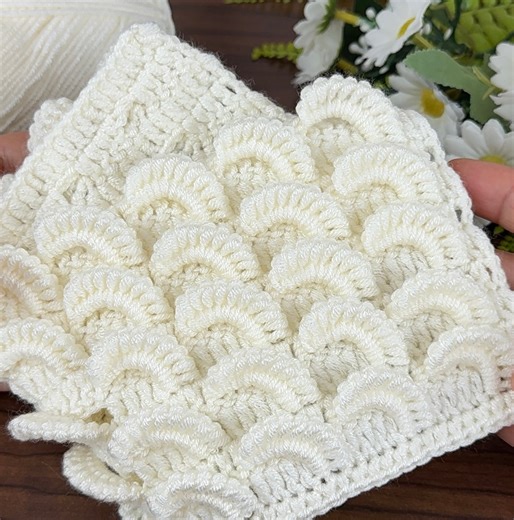 Elegant Crochet Shell Stitch 🐚 | Beautiful & Easy Pattern. -hamdiye | Knitting & Crochet World