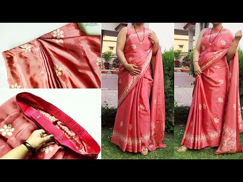 Ready To Wear Saree Stitching | Readymade Saree | Stitch By Stitch