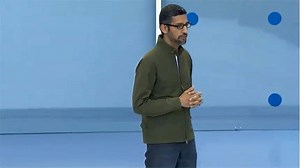 3.9M views · 91K reactions | Google CEO Sundar Pichai delivers keynote address at Google I/O 2018 | LIVE Updates from California: https://goo.gl/L2QHQY | The Economic Times | Facebook