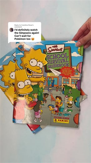 Replying to @Caroline Rose A full book tour of the Simpsons Sticker Album and an update on what’s next ✏️ #thesimpsons #stickers #nostalgia #booktour