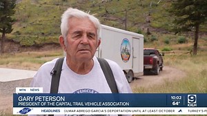 Vandalism at Never Sweat Trailhead near Canyon Ferry