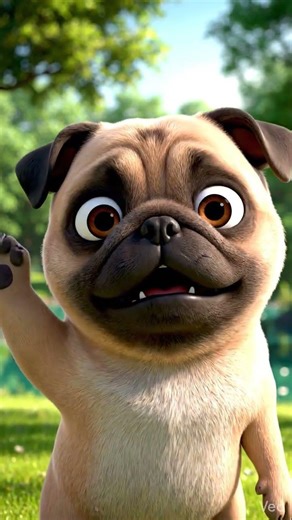 This Cute Puppy Will Melt Your Heart 💖 | Pixar Style 3D AnimationAdorable 3D Puppy Saying Hi 👋