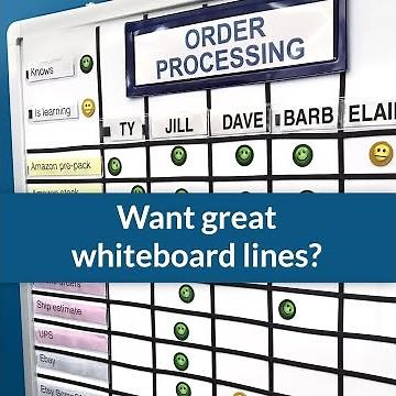 Want great-looking whiteboard lines?
