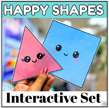 Happy Shapes 2D Interactive Pieces Shape of the week magnetic cute