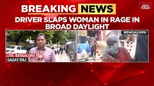 Caught on camera: Rapido driver slaps Bengaluru woman, she falls to ground