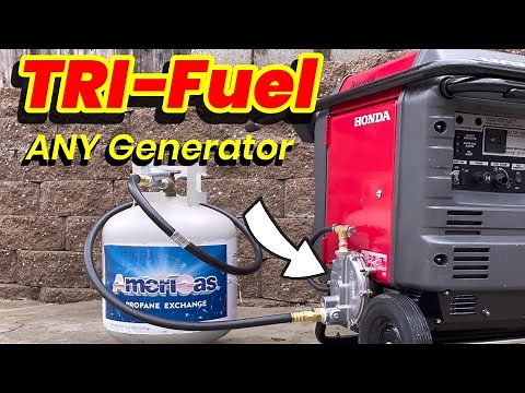 TRI Fuel generator Kit Tri fuel conversion Honda Eu3000is