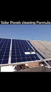 Solar panels cleaning formula | Roomi Hub