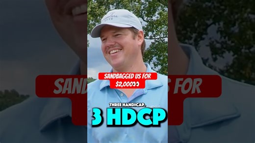 I challenged a sandbagger for $2,000!⛳️