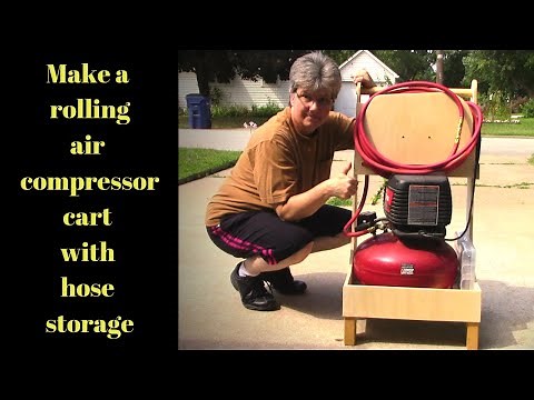 Rolling Air Compressor Cart
