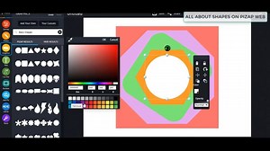 piZap's Quick Photo Editing Tutorial: All about shapes on piZap Web In piZap photo editor, you can use the graphics to look for different shapes you need. Feel free to use any shapes you want. Share your unique insights and create art using many shapes at once! Go PRO! www.pizap.com | piZap Photo Editor Community | Facebook
