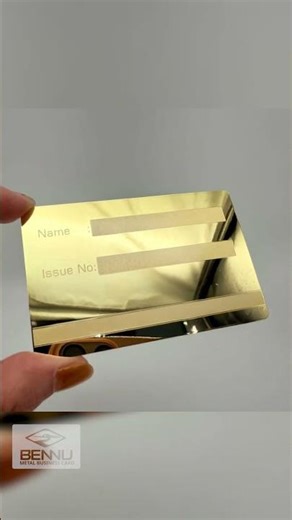 Luxury Metal VIP Membership Card – Custom Engraved Stainless Steel Loyalty Card #metalbusinesscard