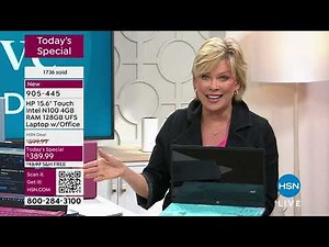 HP 15.6" Touch Intel N100 4GB RAM 128GB Storage Laptop w...