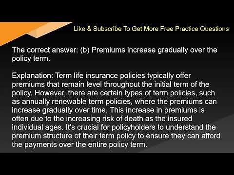 Indiana Life & Health Insurance Exam Practice Test Part 1