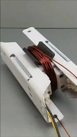 How to Make a 10Kw 220V Free Energy Generator with Big Copper wire - New Ideas #shorts