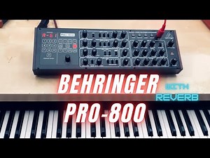 Behringer PRO-800 Demo with Reverb - No Talking -