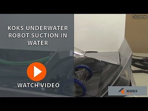 Underwater Cleaning Robot Suction In Water | KOKS Robotics