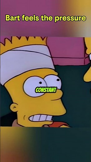 Bart feels the pressure#shorts