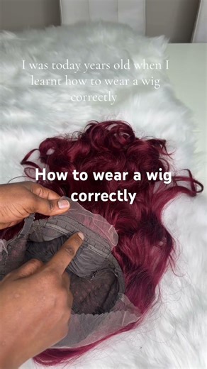 How to wear a wig correctly #wiginstall #viralvideo #trending #diy