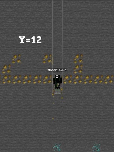 Minecraft Y levels for Every Ore #minercaft #tranding #shortvideo #shorts