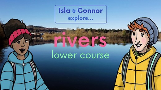 What happens in the lower course of a river? - BBC Bitesize