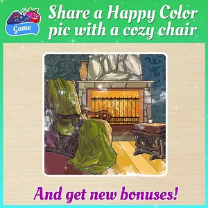 105K views · 7.7K reactions | Hi, Happy Colorfans!☀️ It’s the 3rd day of our 10 bonus pics event❗️ What you need to do this time: Color a pic with a COMFY CHAIR in our app Share it in the comments below! | Happy Color - Color by Number | Facebook