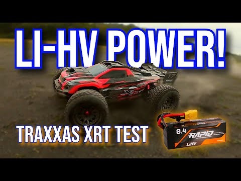 EPIC Traxxas XRT + Turnigy Rapid 8.4 Li-HV Battery Test | Insane Power Upgrade!