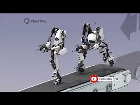 Portal 2 Co-Op Splitscreen gameplay on Nintendo Switch.