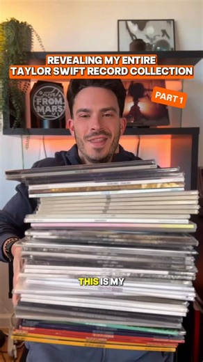 42K views · 129 reactions | This is my complete Taylor Swift vinyl record collection (PART 1). From “Taylor Swift” debut to “The Life of A Showgirl,” I’ve got vinyl records from every Taylor era + signed CDs. And I know this isn’t the norm and is over the top. No need to remind me. @taylorswift #taylorswift #vinylrecords #popmusic | Vinylbymars | Facebook