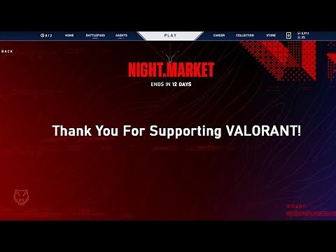 NIGHT MARKET GLITCH 2022 - VALORANT