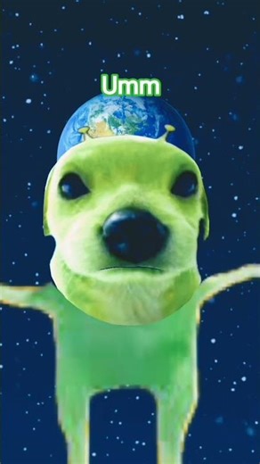 cuff cuff #cutedog#alien