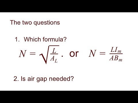 High frequency Power Inductor Design: DC & AC