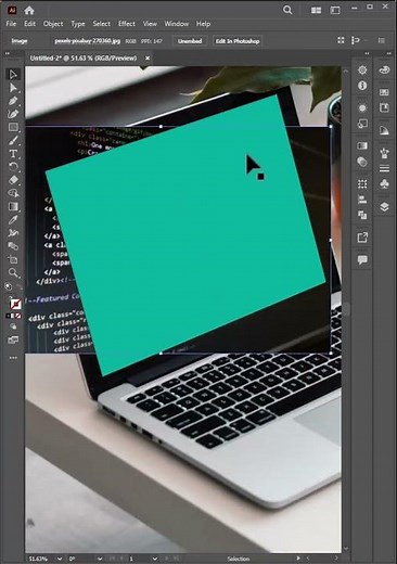 How to create Mockup in Adobe Illustrator - Adobe illustrator tutorial shorts