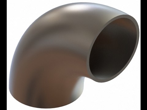 Creer coude (elbow) solidworks