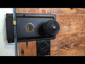 Restoration DIY - Replacing the Rim Lock on a 180 year old, Victorian Farmhouse Door