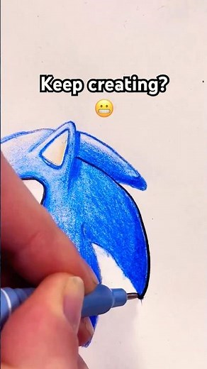 How to draw Sonic? ⁉️🤔