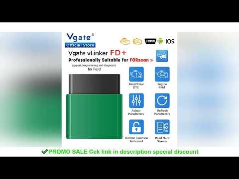 Vgate vLinker FD ELM327 FORScan For Ford Scan Bluetooth 4.0 WIFI ELM 327 OBD2 Car Diagnostic Auto To