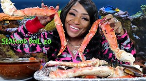 Ultimate Mukbang: King Crab, Lobster, and Smacking Sounds