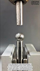 What Happens When Metal Is Pressed This Hard? | Cold Forging Test Explained